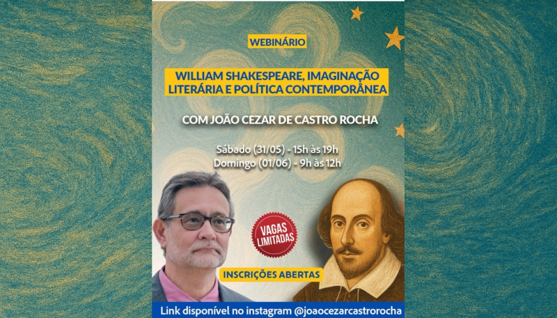 Sindifisco | Webinário propõe leitura de Shakespeare para entender a ...